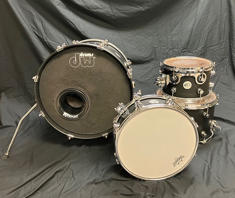DW Design Series Mini-Pro 10"/13"/13" SD/18" Kick w/bags and | Reverb