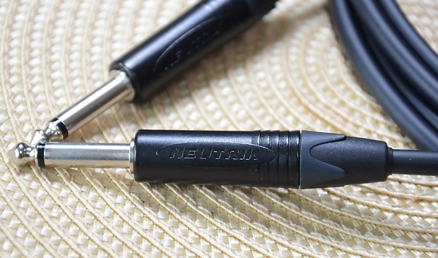 10 ft Hand Made Inst. Cable, Lake 37pF, NP2X Plugs | Reverb