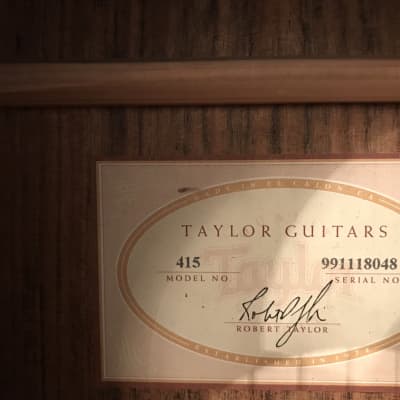 Taylor 415 Jumbo acoustic guitar | Reverb