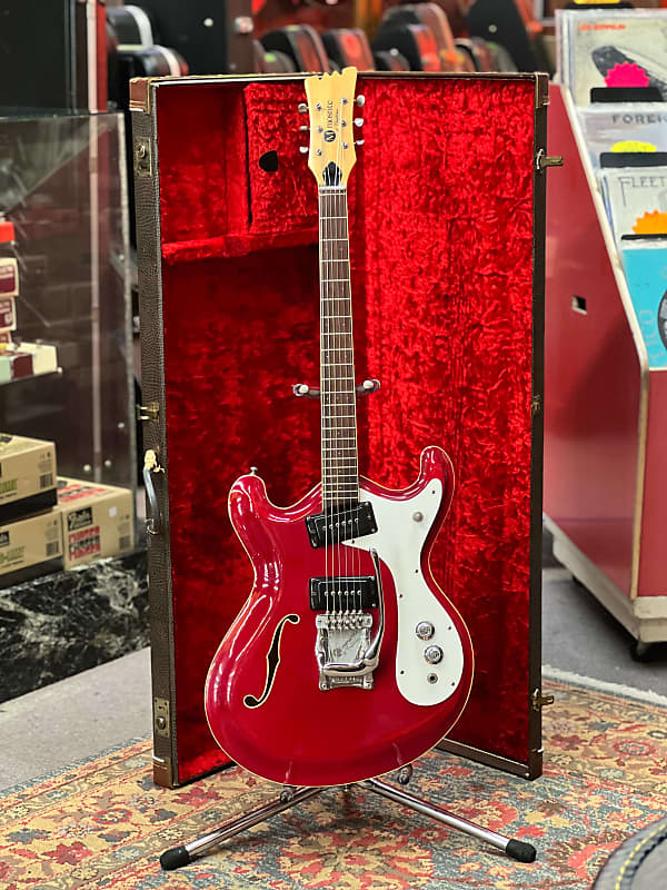 Mosrite Combo Mark 1 - 1966 - Translucent Red | Reverb