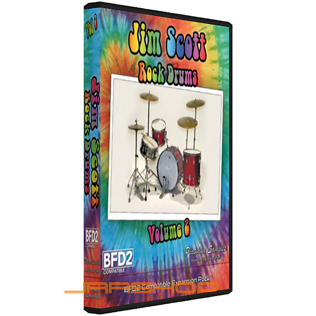 Platinum Samples Jim Scott Rock Drums Vol.2 for BFD | Reverb