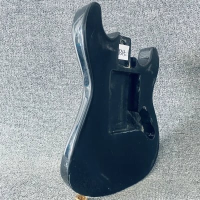 Black Stratocaster Strat Style Guitar Body DIY Project | Reverb