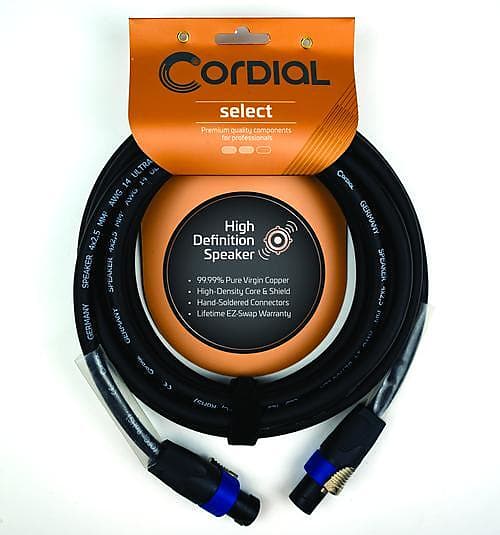 Cordial Cables Premium Speaker Cable with speakON to speakON | Reverb