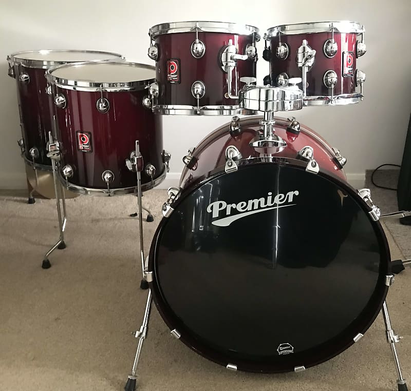 Premier Premier Genista Cherry Red Fade | Reverb