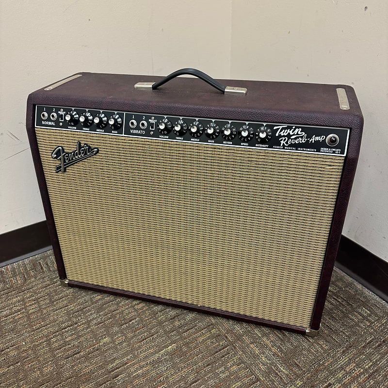 Fender 65 Twin Reverb Neo 2x12 85 Watt Wine Red All | Reverb Australia