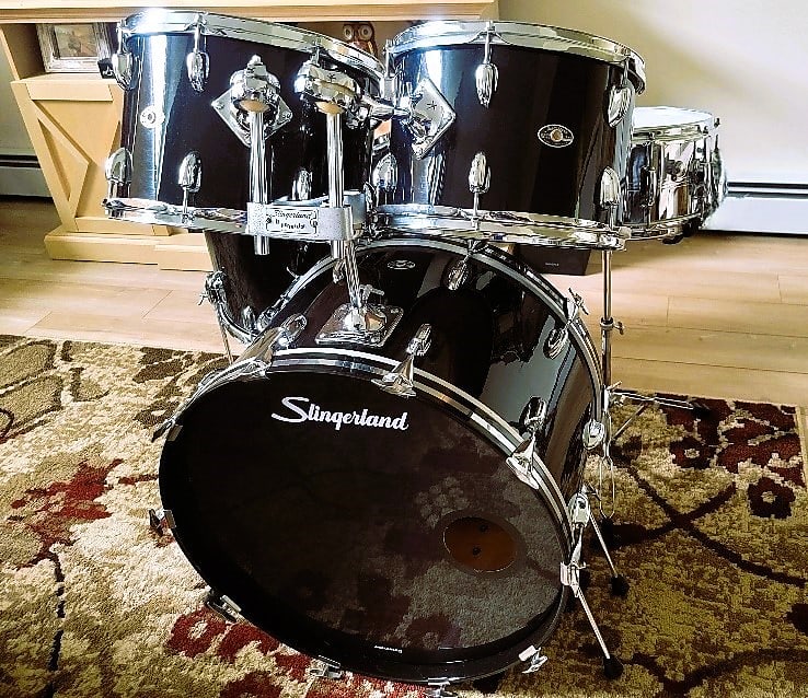 VINTAGE 1976 Slingerland 5 Pc Super Rock Outfit with Gene | Reverb