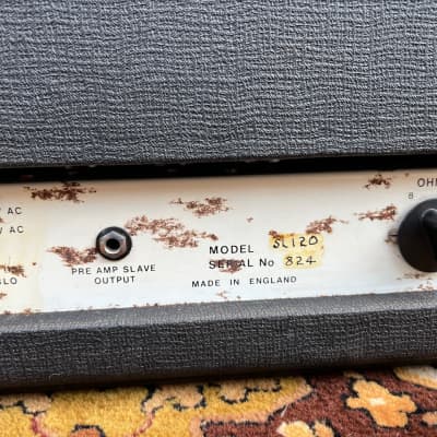 Vintage 1970s Matamp Orange Slave Unit SL120 EL34 Valve | Reverb