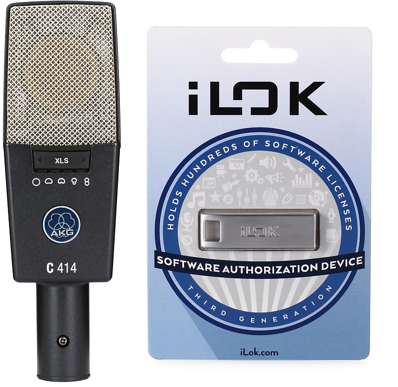 AKG C414 XLS Large-diaphragm Condenser Microphone Bundle with | Reverb