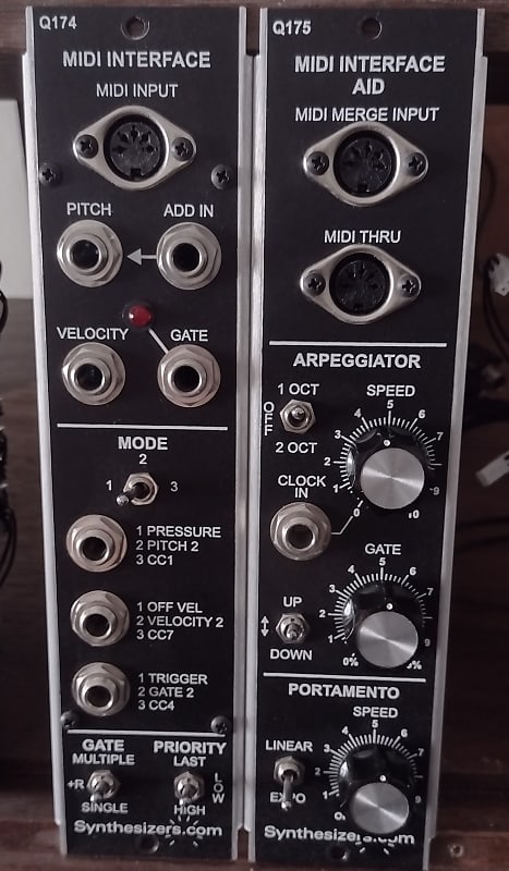 Synthesizers.com Q174/175 MIDI and Aid MINT Free Ship | Reverb