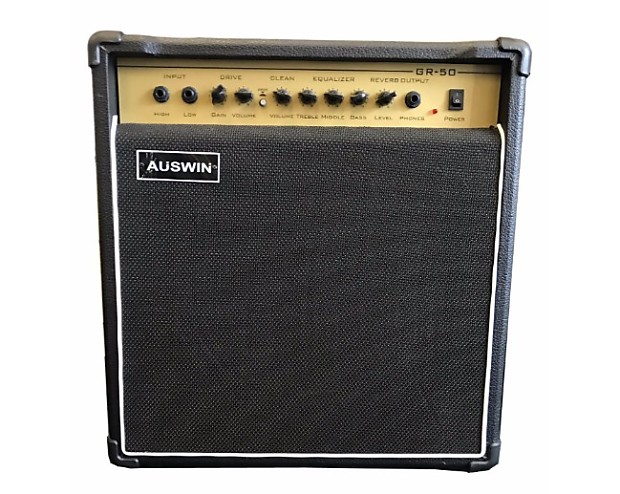 Auswin GR50 Guitar Amplifier w/ Reverb 50W 50 Watts Amp GR-50 | Reverb