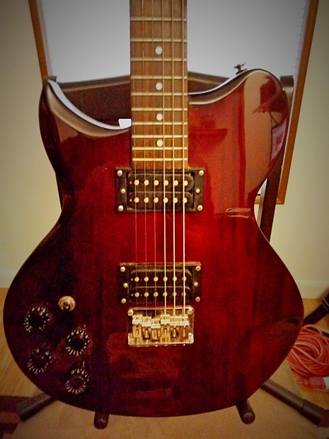 Left Handed Washburn WI14 Crimson Trans Red Finish | Reverb