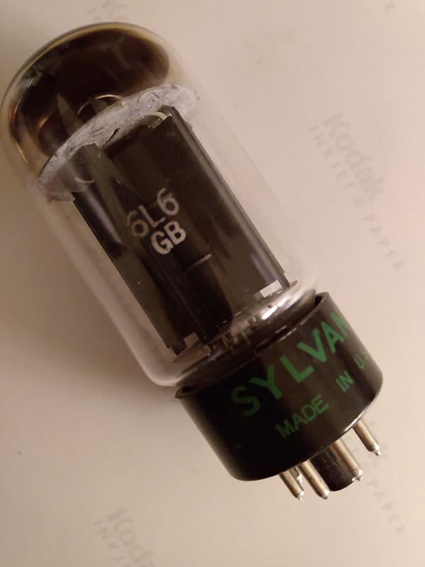 Sylvania 6L6gb Black Plate | Reverb