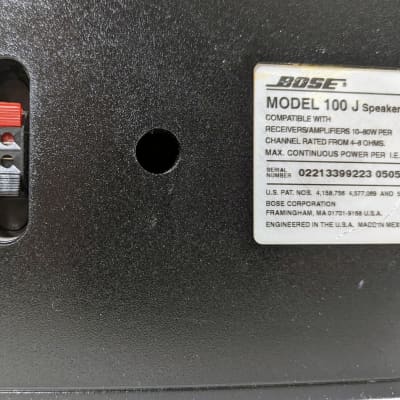 Bose Model 100 J Bookshelf / Home Theater Speaker - Single | Reverb
