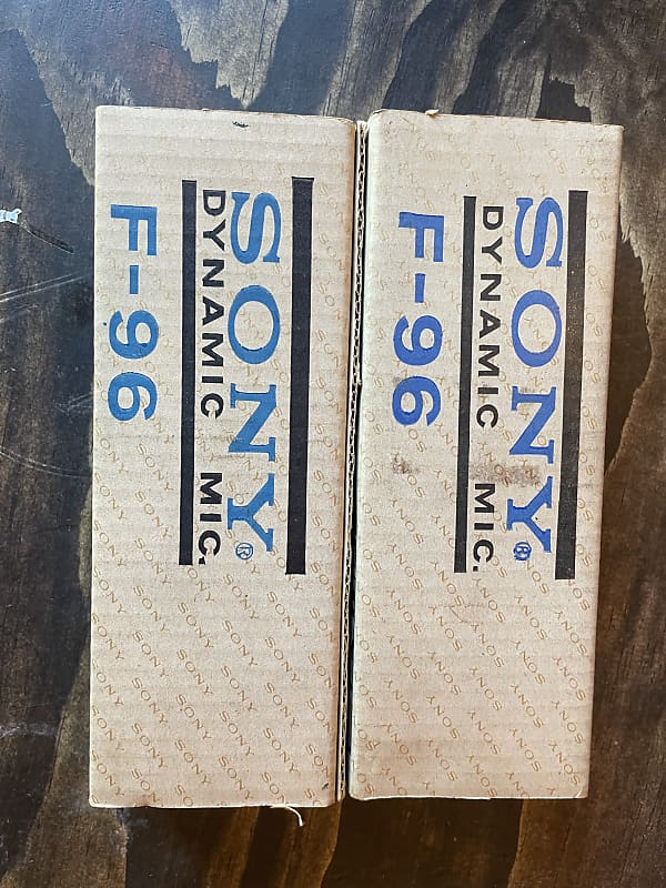 Sony F-96 Dynamic mic 60’s - white | Reverb