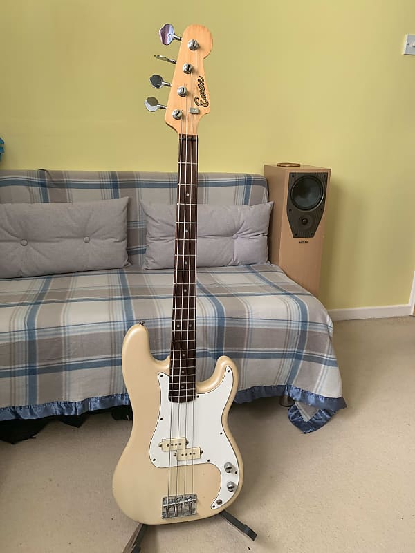 Encore Precision Bass mid 90's - Pearl/White | Reverb UK