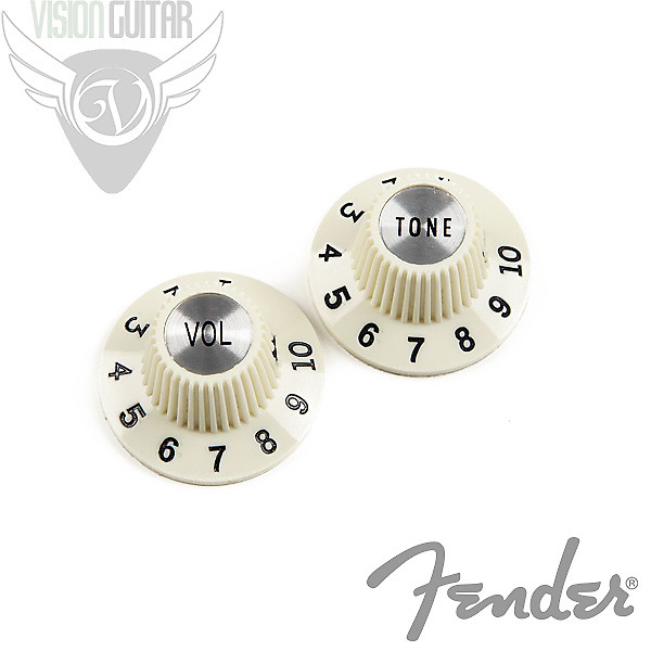 NEW! Fender Pure Vintage 1965 Jazzmaster "Witch Hat" Knobs | Reverb