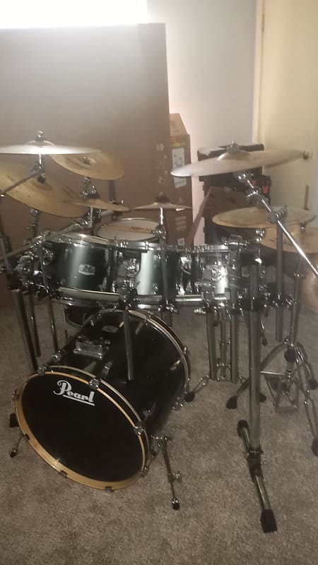 Pearl Export EX Early 2000s - Charcoal Metallic | Reverb
