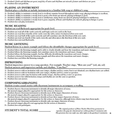 Music Teacher Plan-It - Ultimate Planning Guide for General | Reverb