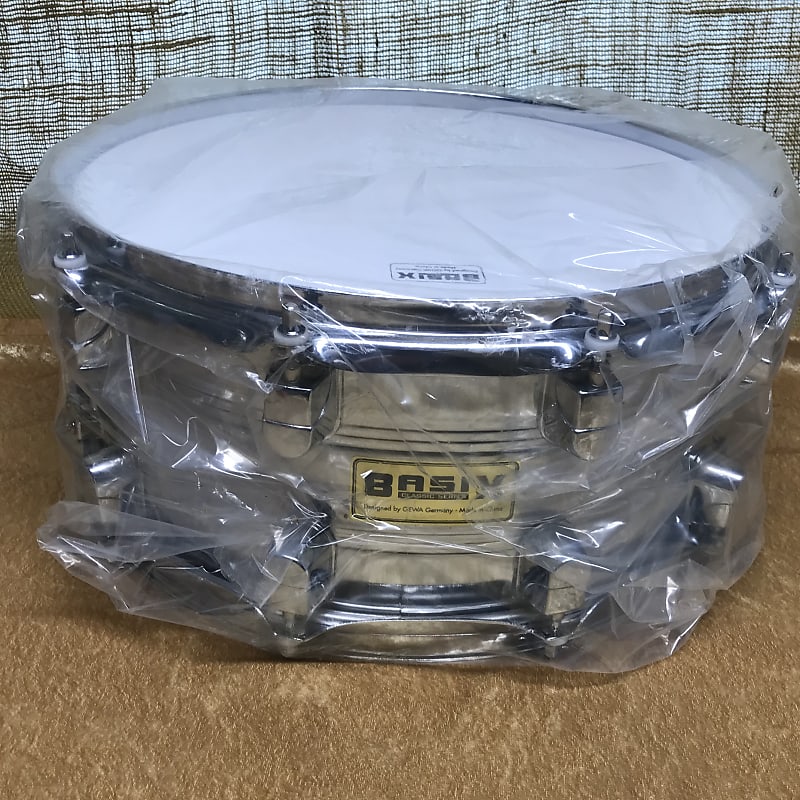Basix Classic Series 14 x 6.5 10-lug Snare Drum 90s Steel | Reverb
