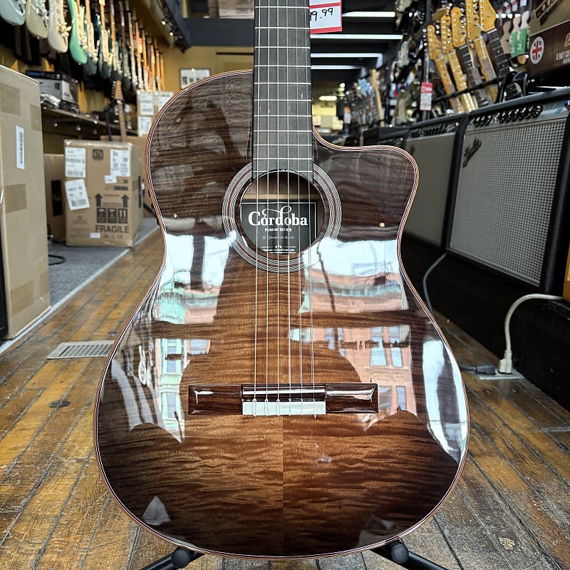 Cordoba Fusion 12 Exotic Top Nylon-string Acoustic-electric | Reverb