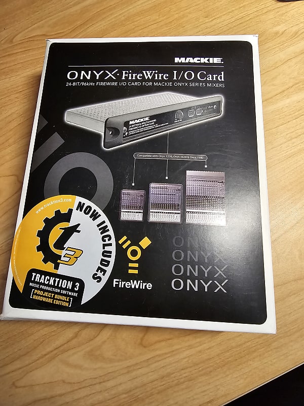 Mackie Onyx Firewire I/O Card mid 2000s - gray | Reverb