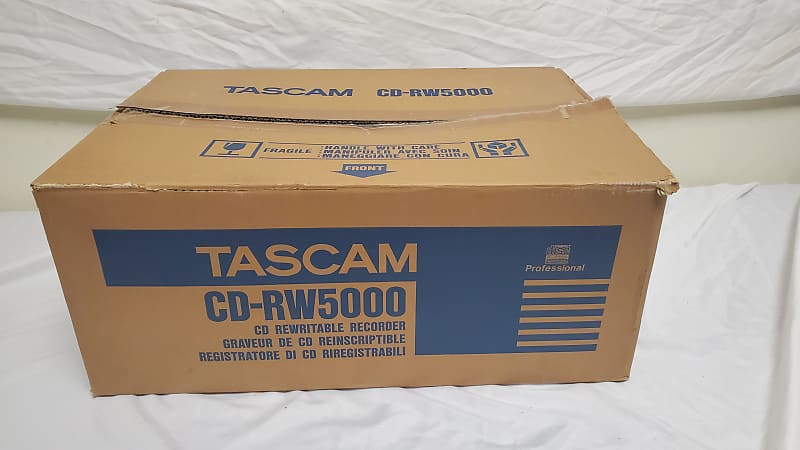 TASCAM CD-RW5000 Professional CD-R CD-RW Recorder W/ Original | Reverb