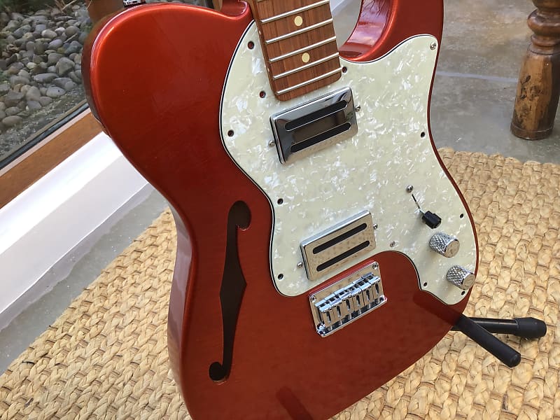 Beautiful Fender / Crema Custom Thinline tele New build - | Reverb UK