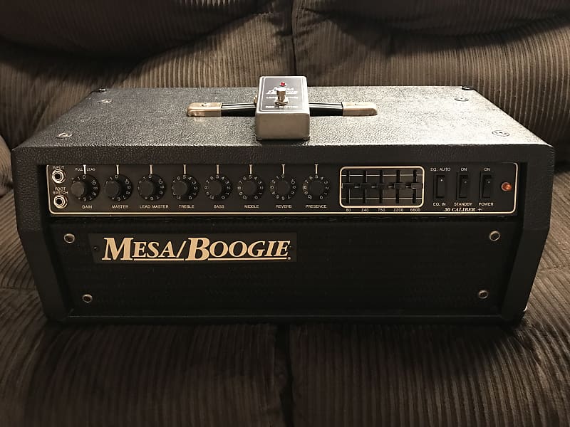 Mesa Boogie .50 Caliber Plus Head w/ORIGINAL FOOTSWITCH (MADE | Reverb