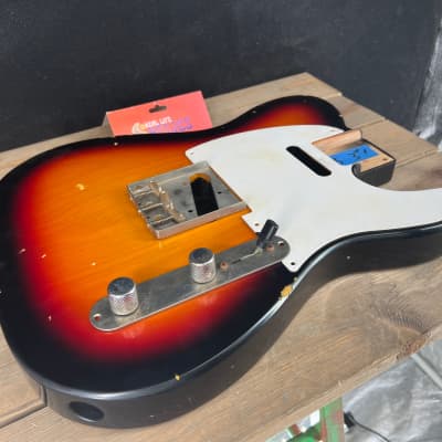 Real Life Relics Nitro Tele® Telecaster® Body Aged 3 Tone | Reverb