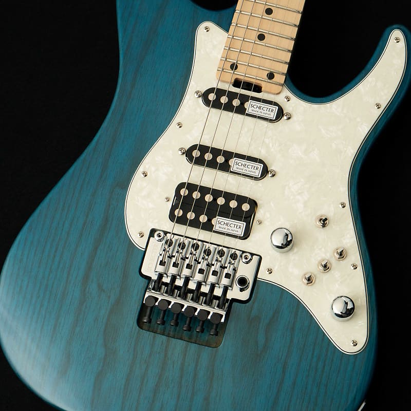 Schecter BH-1-STD-24-TH/M CTM-Indigo Light Blue / ILB- | Reverb