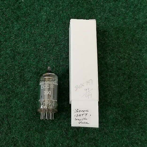 Ei Siemens-branded ECC81/12AT7 Preamp Tube SMOOTH Plate TEST | Reverb
