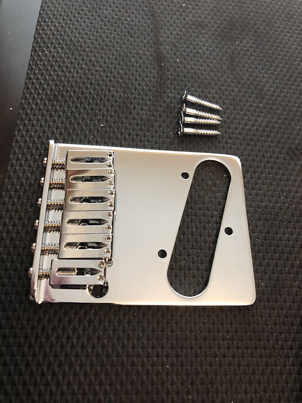 Gotoh Modern Bridge for Tele Chrome | Reverb Canada
