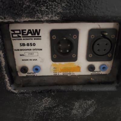 Eaw dual 18 subs Sb850 90's - Black | Reverb