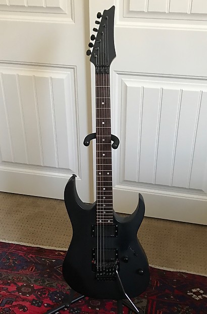 Ibanez RG420 with EMG's 1998 Flat Black Wizard III Neck! | Reverb