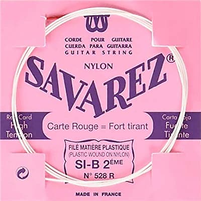 Savarez 528R(Red)Plastic Wound 2nd | Reverb