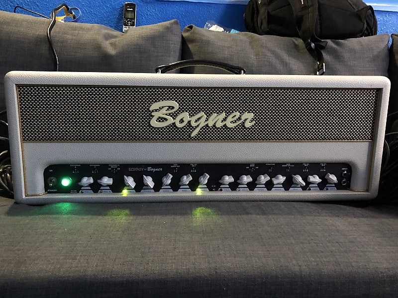 Bogner Ecstasy 101B EL34 White 3 Channel Guitar Head 120w | Reverb