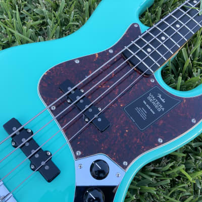 Warmoth Jazz Bass - Seafoam Green, Ebony Fretboard - 1962 | Reverb