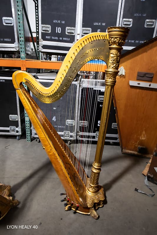 Lyon & Healy Style #40 Harp – A Vintage Masterpiece | Reverb
