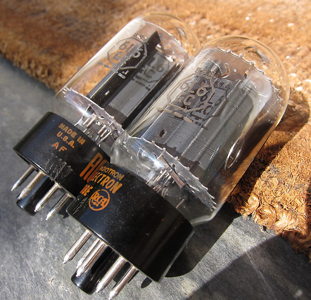 Vintage RCA 6L6GC Black Plate Power Tubes * Holy Grail for | Reverb