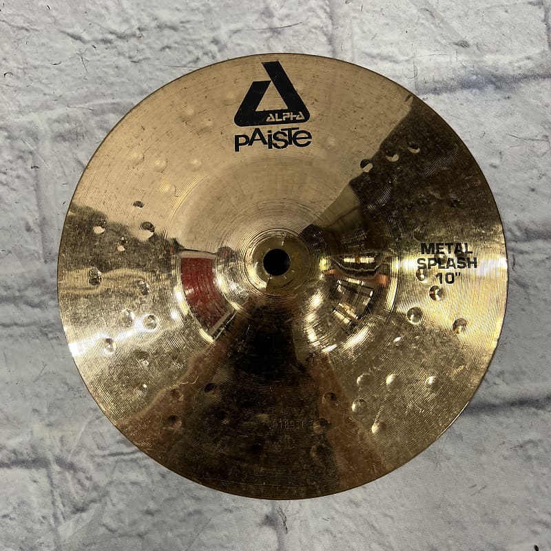 Paiste 10 Alpha Metal Splash Cymbal AS IS CRACKED | Reverb