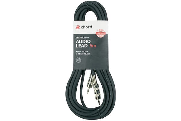 Audio Lead 3.5mm TRS Jack Plug - 3.5mm TRS Jack Plug - 6 | Reverb