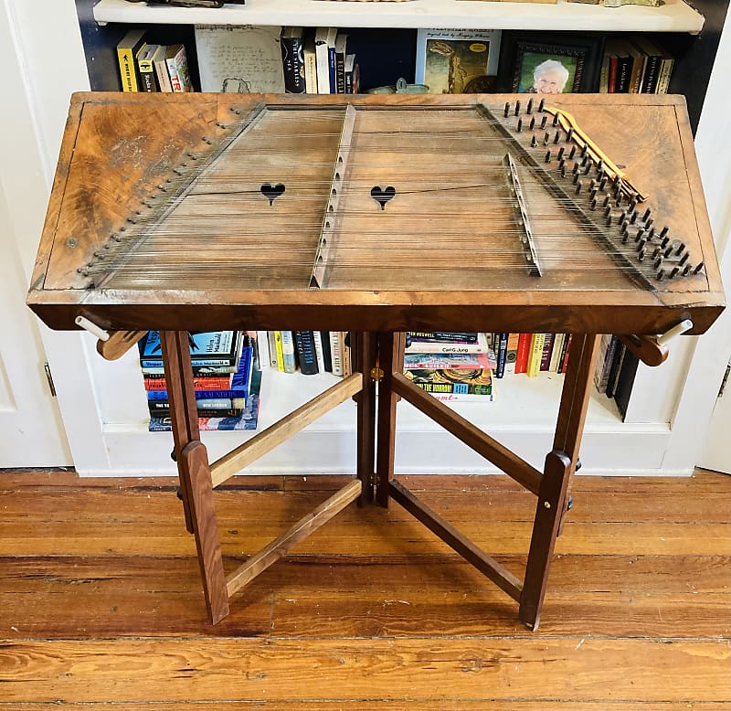 Rare Hammered Dulcimer ~ 1800s + New Stand | Reverb