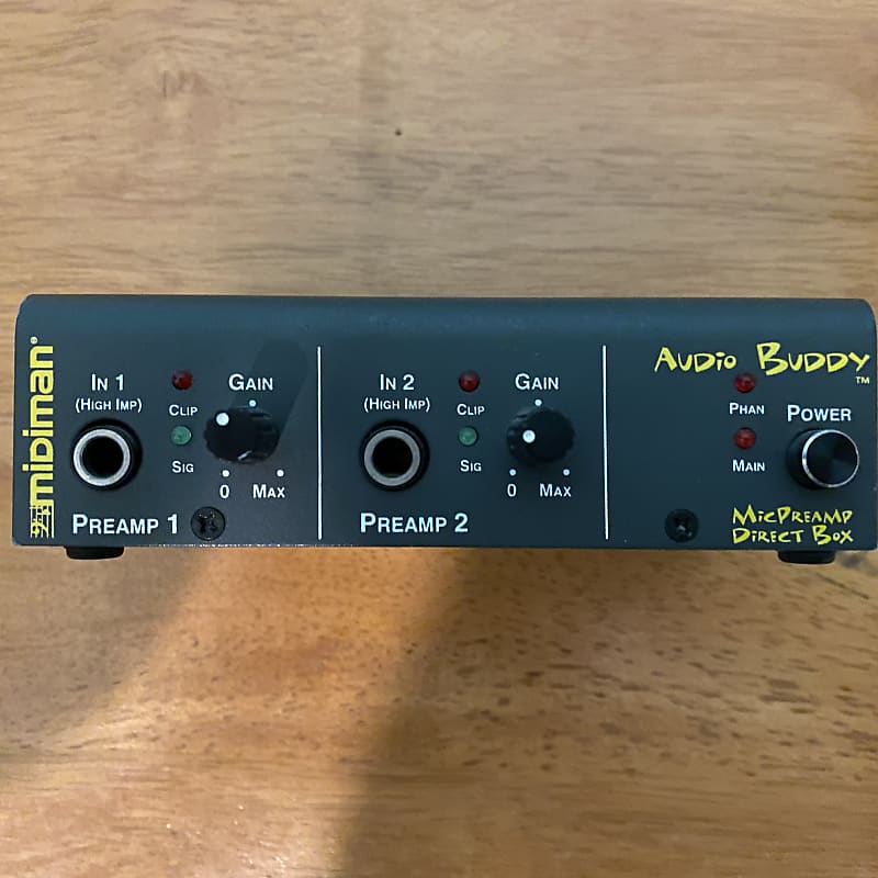 M-Audio Midiman Audio Buddy Two Channel Microphone Preamp | Reverb