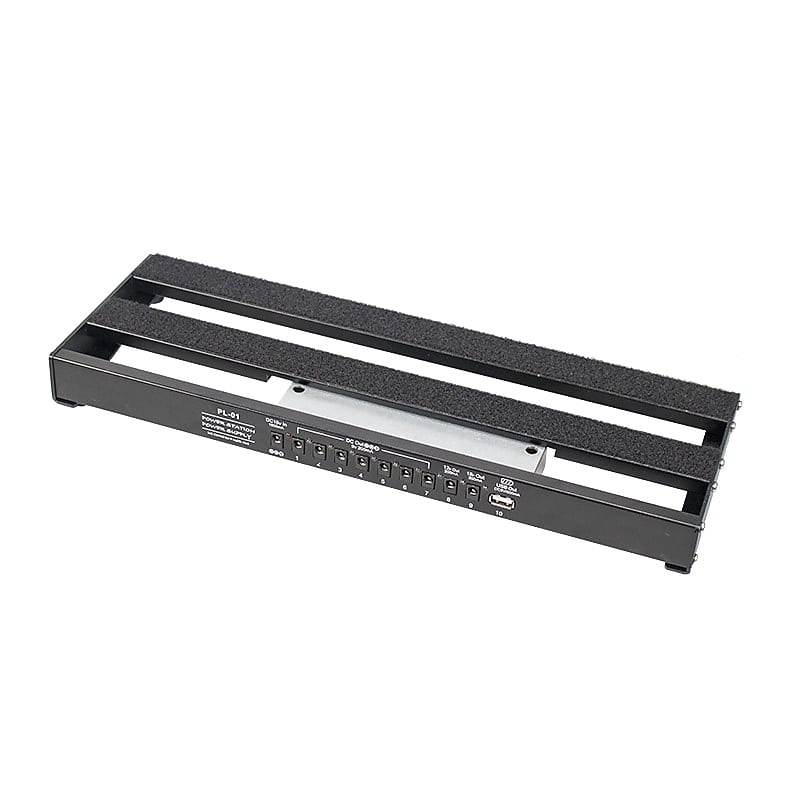 Pedalboard with Power Supply Pedalboard Pedal Track Rack | Reverb