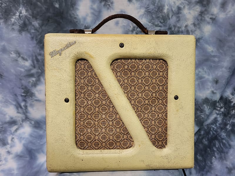 Vintage 1952 Magnatone Dickerson M199-35 Student Guitar Harp | Reverb