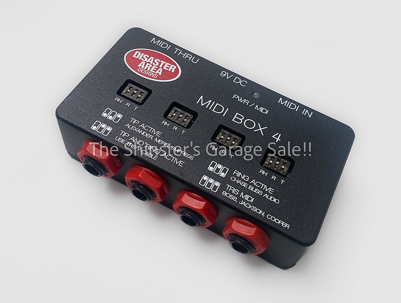 MINT Disaster Area Designs MIDI BOX 4 w/ 4 configurable TRS | Reverb