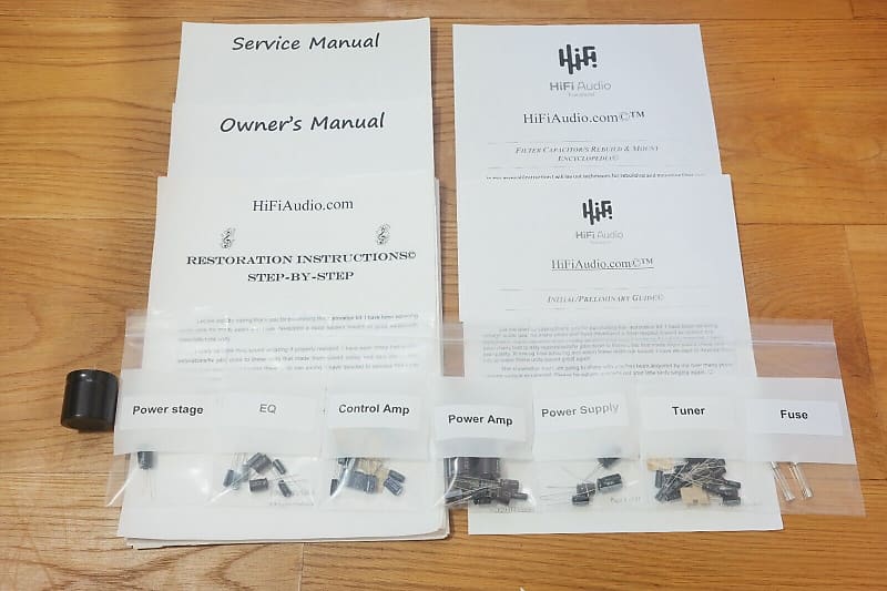 Pioneer SX-626 restoration kit filter capacitor repair | Reverb