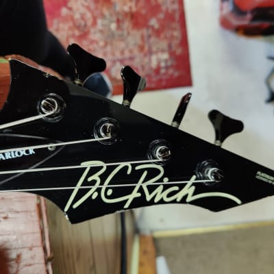 B.C. Rich Warlock Bass Platinum Series 1980s - Black | Reverb