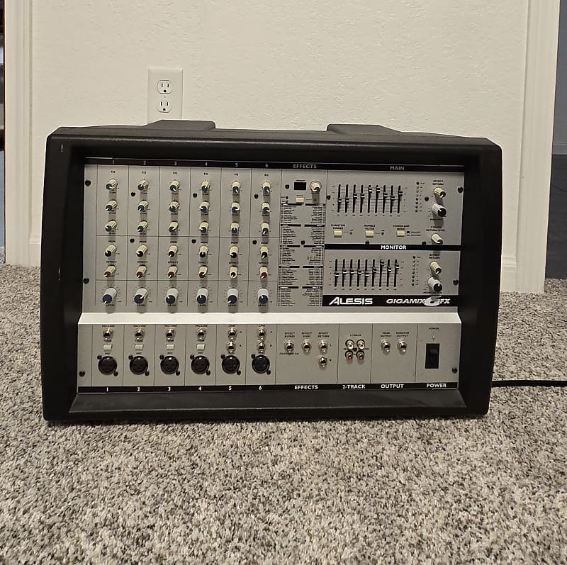 Alesis GigaMix 6fx Mixer Black | Reverb