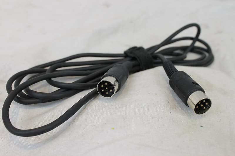Black 6 Pin Midi Cable 8 Feet | Reverb